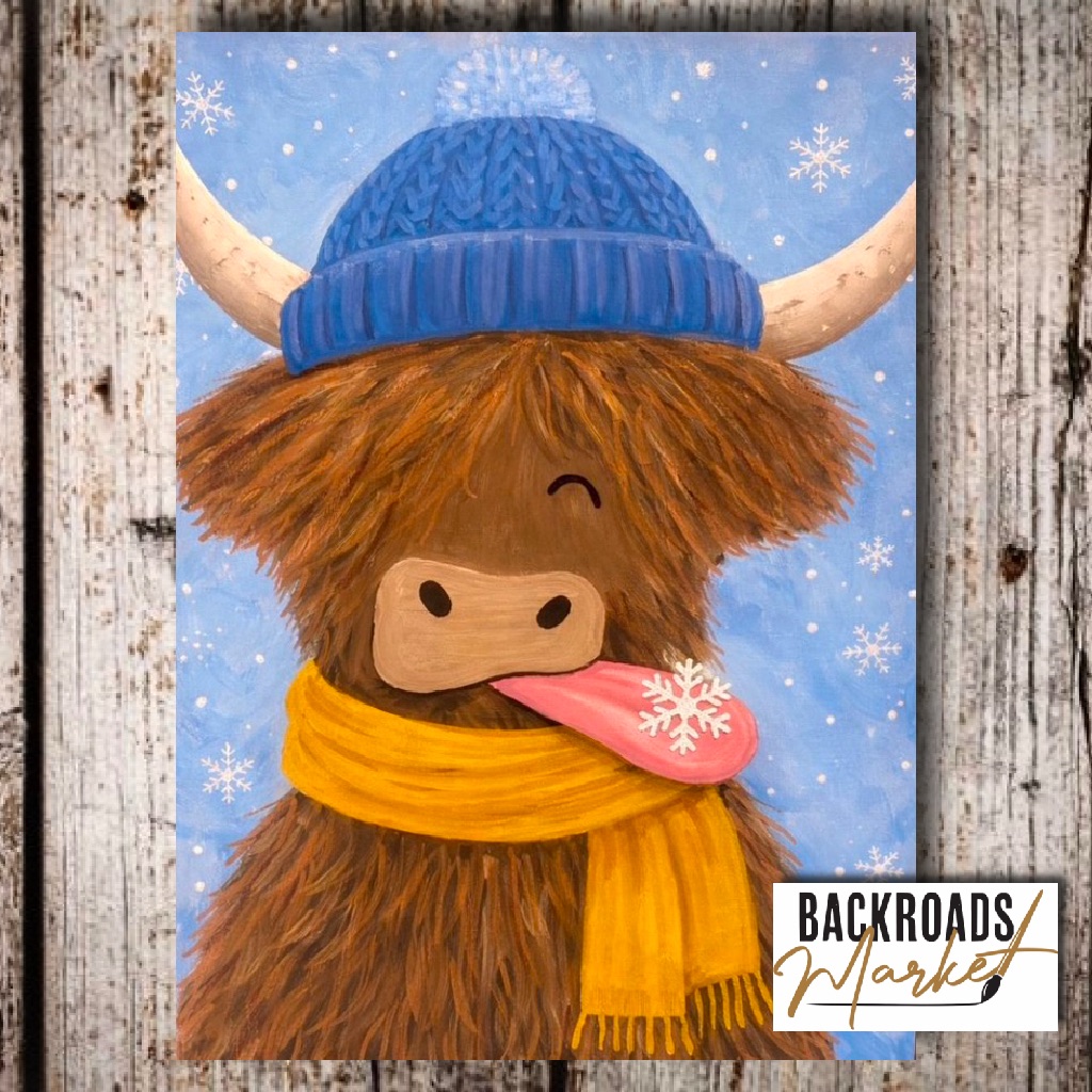 Highland Cow Canvas Class - Corydon, Indiana
